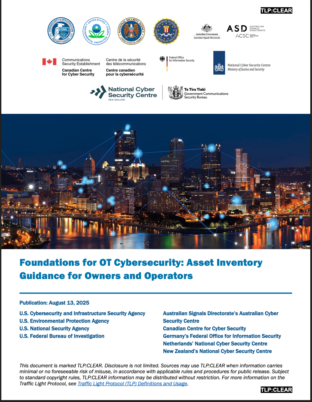 OT Asset Inventory: CISA's 2025 Guide to Modern Defensible Architecture